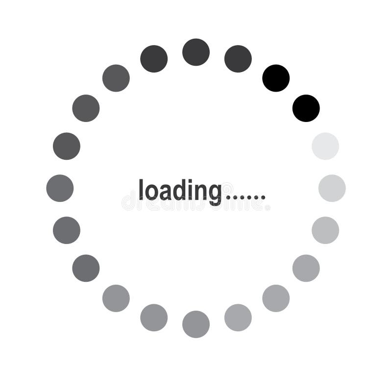 Loading icon stock vector. Illustration of download - 287779719