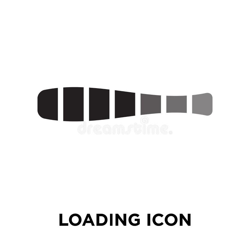 Loading Icon Vector Isolated on White Background, Logo Concept O Stock ...