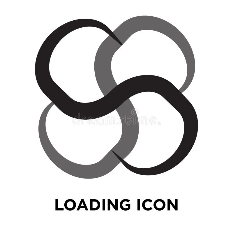 Loading Icon Vector Isolated on White Background, Logo Concept O Stock ...
