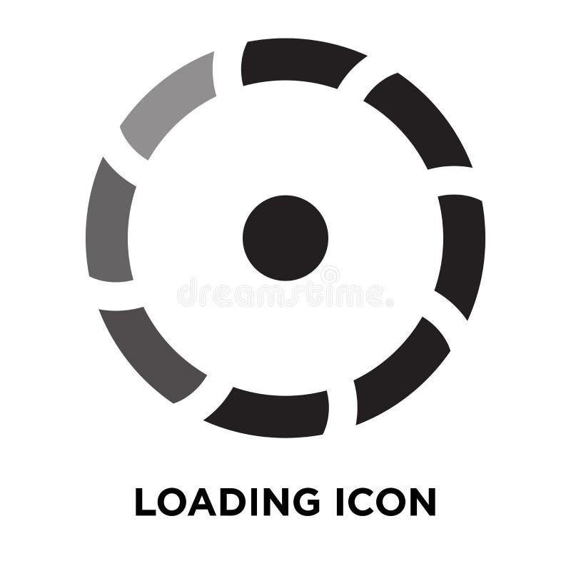 Loading Icon Vector Isolated on White Background, Logo Concept O Stock ...