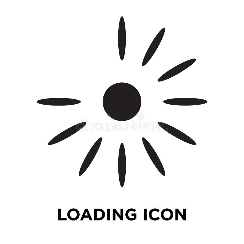 Loading Icon Vector Isolated on White Background, Logo Concept O Stock ...