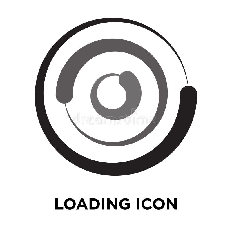 Loading Icon Vector Isolated on White Background, Logo Concept O Stock ...