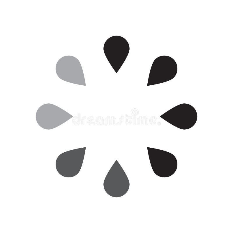 Loading Icon Vector Sign and Symbol Isolated on White Background Stock ...