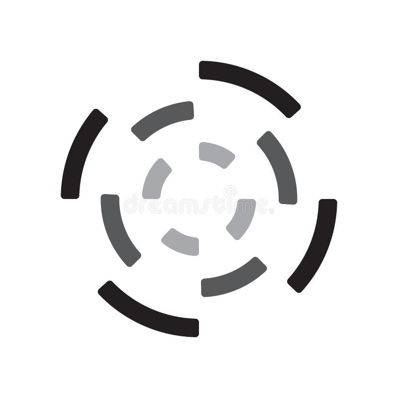 Loading Icon Vector Sign and Symbol Isolated on White Background Stock ...