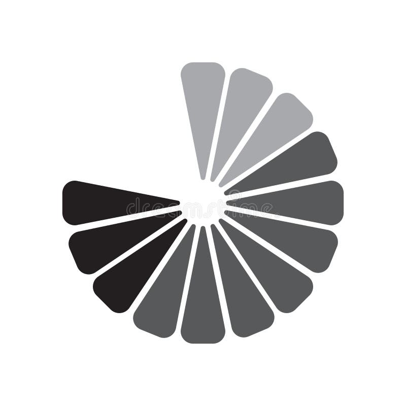 Loading Icon Vector Sign and Symbol Isolated on White Background Stock ...