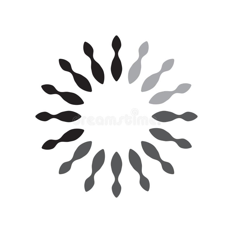 Loading Icon Vector Sign and Symbol Isolated on White Background Stock ...