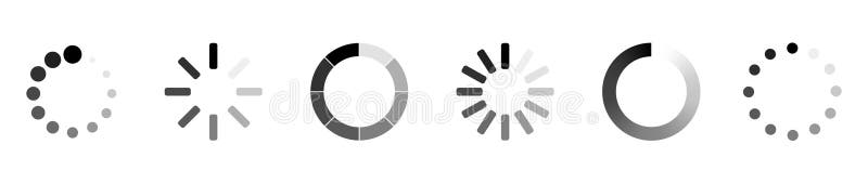 Loading. Load Bar Vector Icons, Isolated. Loading Icons Collection ...