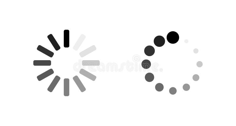 Set Of Loading Icons. Load. Load Bar Icons Stock Vector - Illustration ... Set Of Loading Icons. Load. Load Bar Icons Stock Vector - Illustration ...