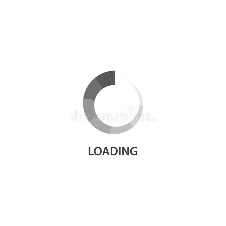 Loading indicator icon stock vector. Illustration of computer - 165003207