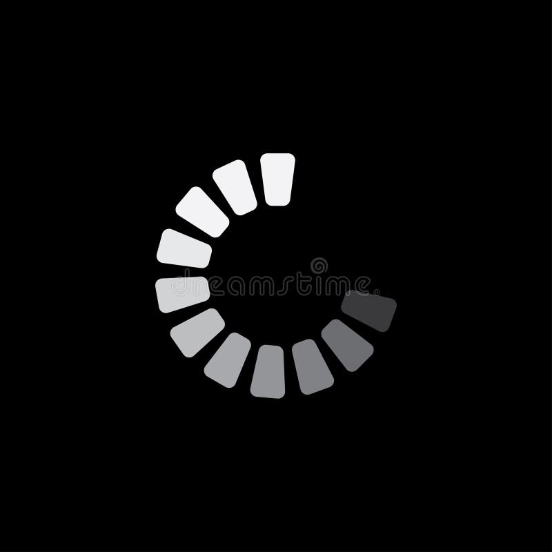 Loading indicator icon stock vector. Illustration of wait - 319253537