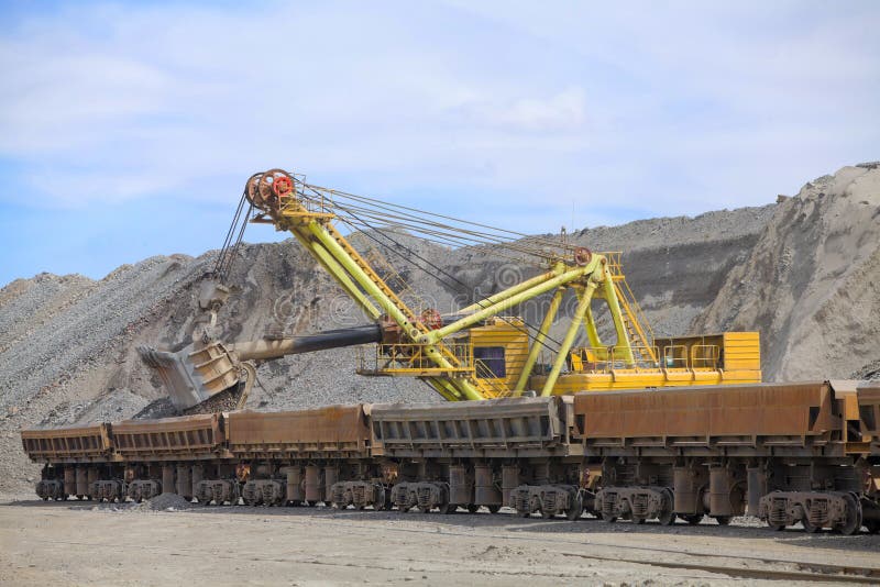 Iron Ore Train in the Outback Pilbara Western Australia Stock Photo ...