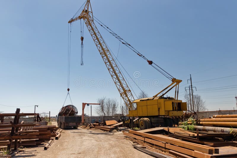 Loading of Large-diameter Steel Pipes in the Steppe Using a Truck Crane ...