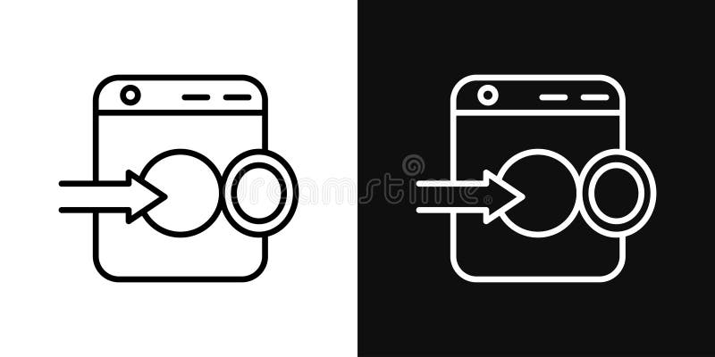 Loading laundry icon stock vector. Illustration of house - 330450679