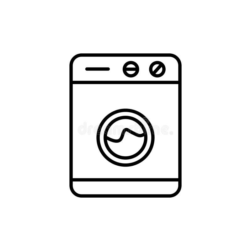 Loading laundry icon stock vector. Illustration of editable - 338272452