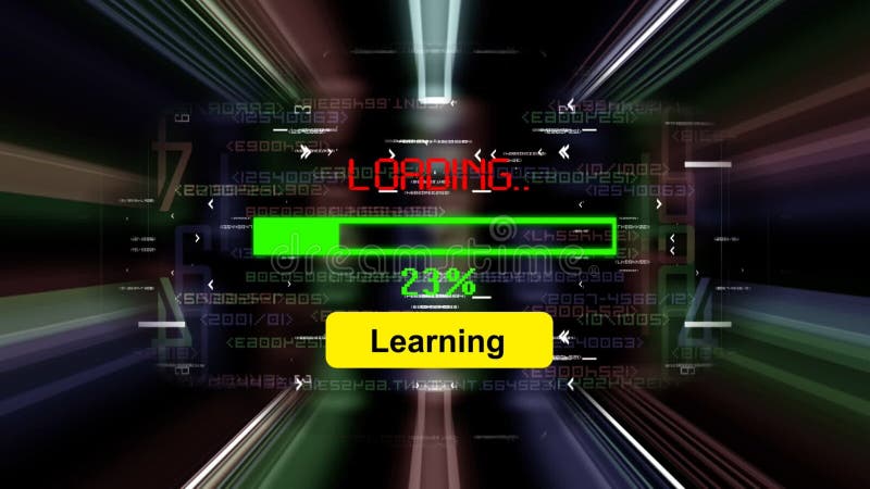 Solution Loading Progress Bar on the Screen Stock Footage - Video of ...