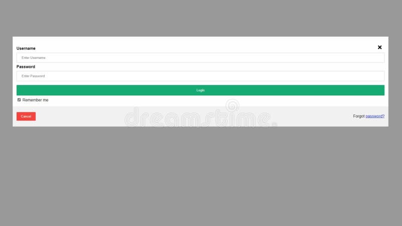 Loading Login Form in Online Box. Opening Log in Box for Logging in on ...
