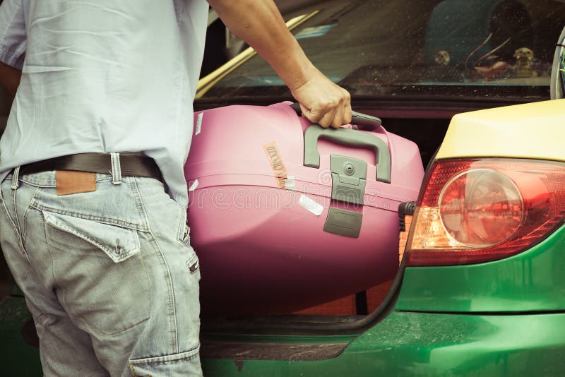 Loading luggage stock image. Image of trip, adult, travel - 52328751