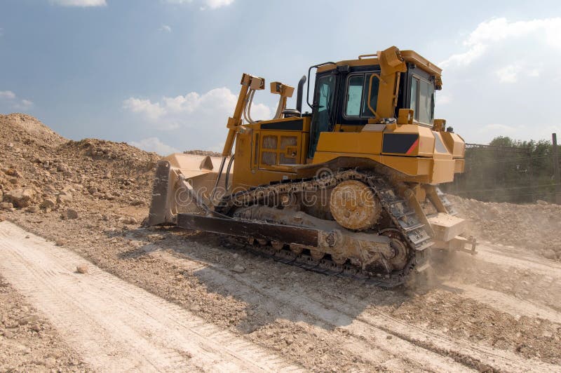 Loading machine stock image. Image of color, metal, gravel - 18322961