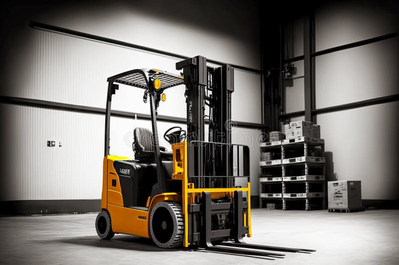 Loading Machine for Warehouse Logistics with Goods and Cargo Stock ...