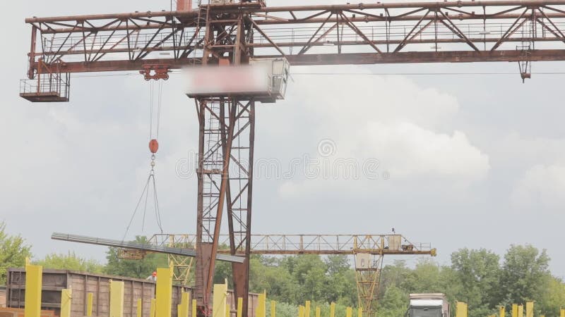 Crane at Work. Real Estate stock footage. Video of building - 285449730