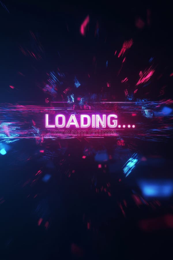 Loading.. stock illustration. Illustration of background - 332618599