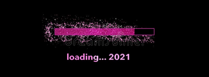 Loading New Year 2021 in Pink Stock Illustration - Illustration of ...