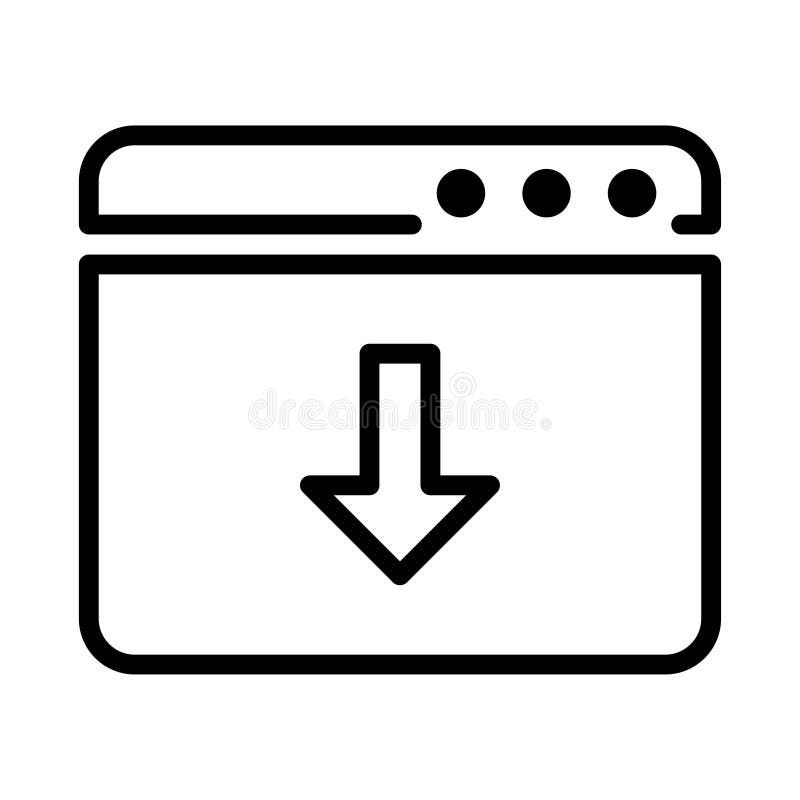 Loading page icon stock vector. Illustration of download - 254867634