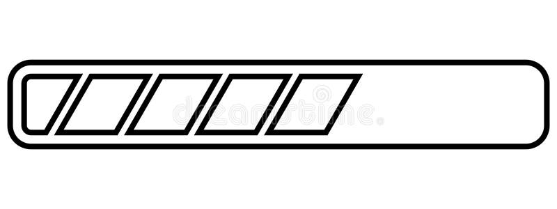 Loading Percentage Completed Bar Vector Stock Vector - Illustration of ...
