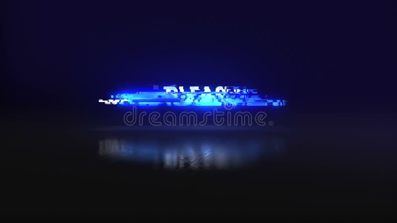 Please Wait Animation with Heartbeat Effect Stock Video - Video of ...