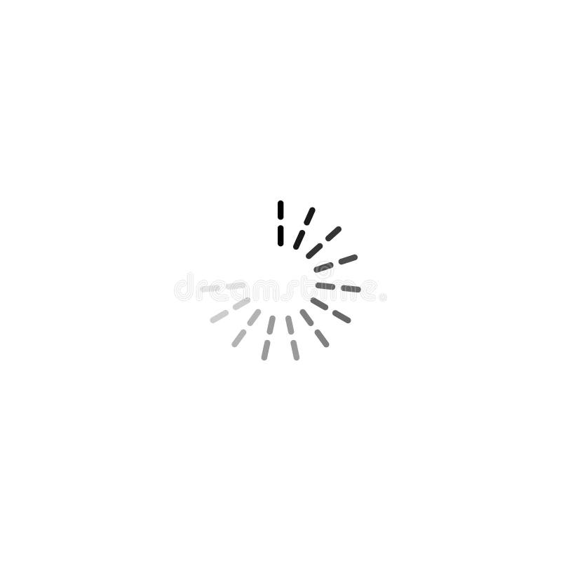 Loading Process Logo Set Icon Stock Vector - Illustration of progress ...