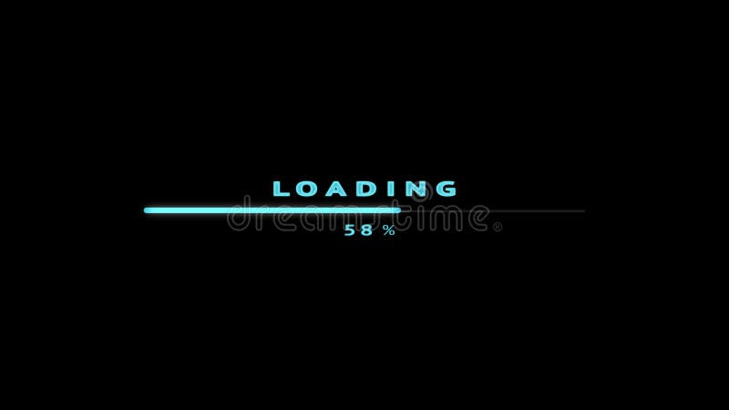 Loading Process To Complete Stock Footage - Video of buffer, network ...