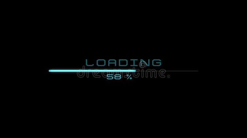 Loading Process To Complete Stock Footage - Video of display ...