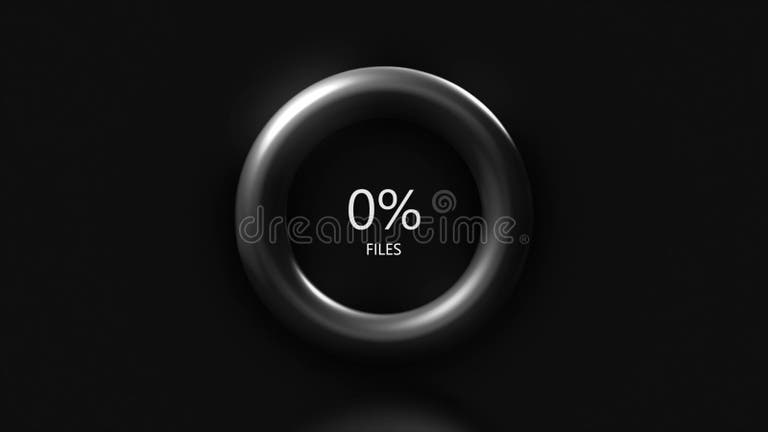 Loading Process To Complete. Motion Stock Illustration - Illustration ...
