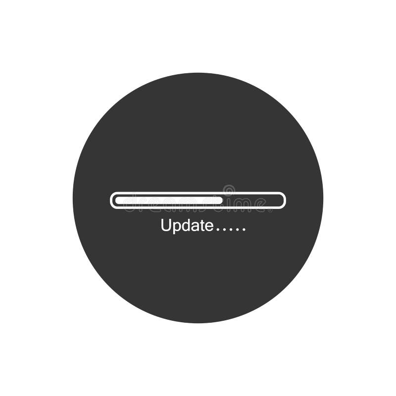 Loading Process Update System Icon Concept Of Upgrade Application