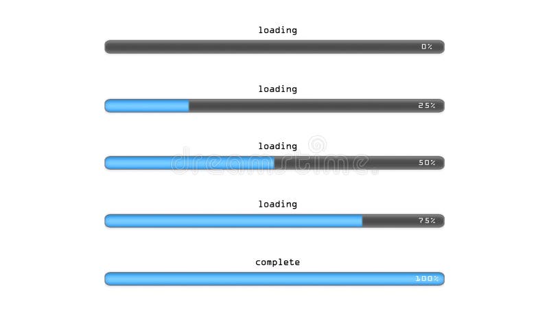 Loading process white stock illustration. Illustration of searching ...