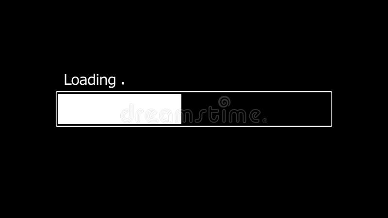 Loading Progress Bar Complete Animation in White Color Stock Footage - Video of design, video ...