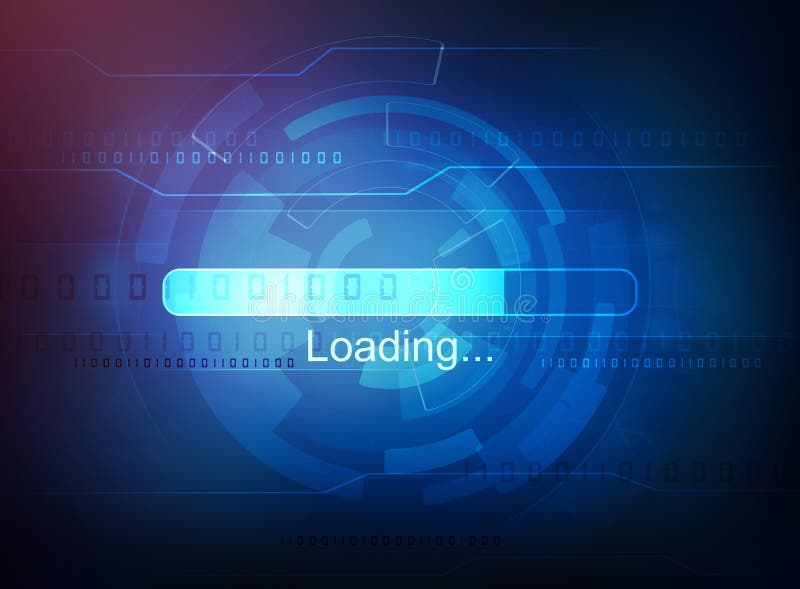 Loading progress bar stock illustration. Illustration of symbol - 137054242