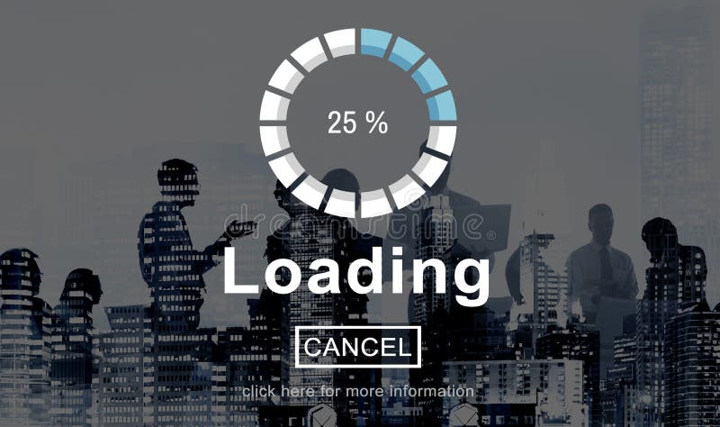 Loading Progress Indicator Interface Concept Stock Image - Image of ...