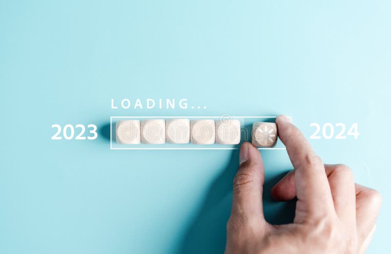 Loading Progress from 2023 To 2024 To Countdown Merry Christmas Stock ...