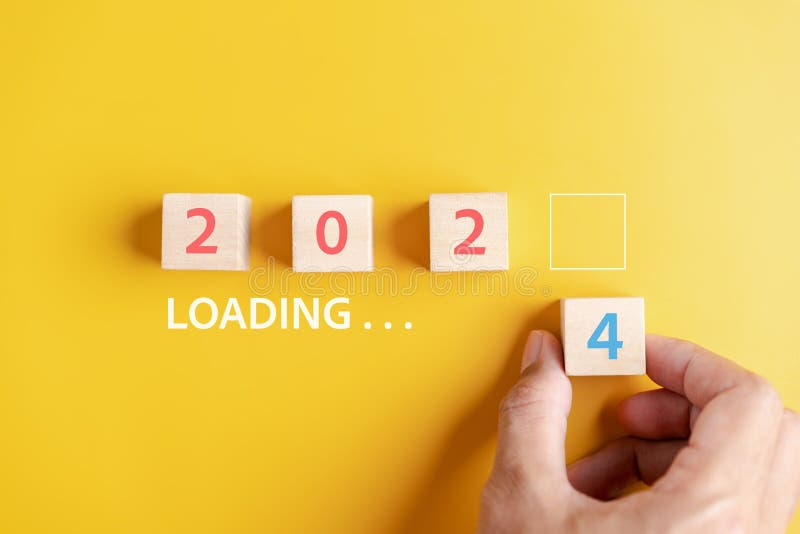 Loading Progress from 2023 To 2024 To Countdown Merry Christmas and ...