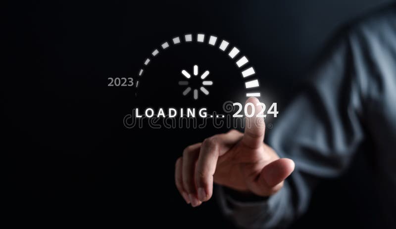 Loading Progress from 2023 To 2024 To Countdown Merry Christmas Stock ...
