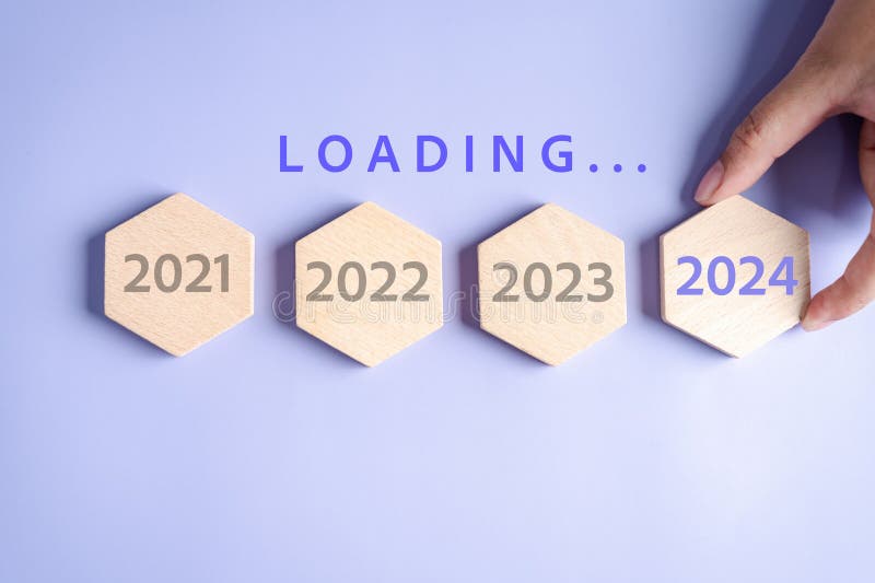 Loading 2024 Written on Blackboard Stock Photo - Image of loading, hope ...