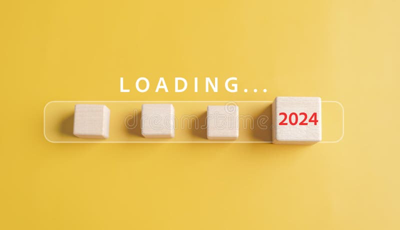 Loading Progress from 2023 To 2024 To Countdown Merry Christmas and ...