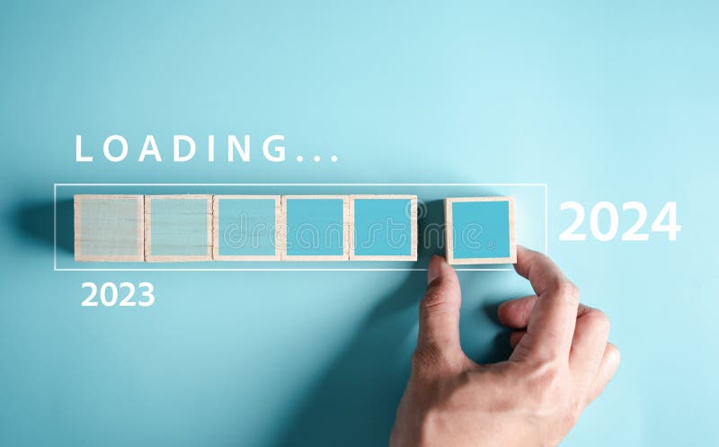 Loading Progress from 2023 To 2024 To Countdown Merry Christmas Stock ...