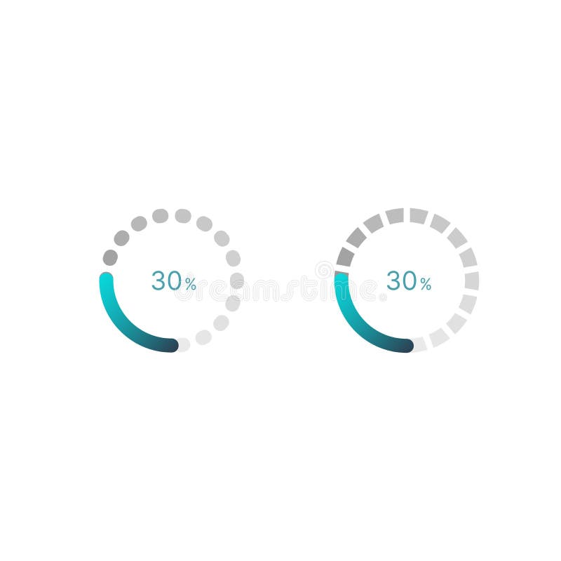 Progress Bar User Interface Design Stock Vector - Illustration of ...