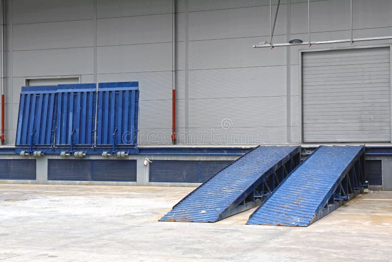 Loading Ramp stock image. Image of industry, industrial - 103045341