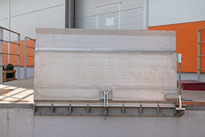 Loading Ramp Up stock image. Image of depot, level, truck - 160916119