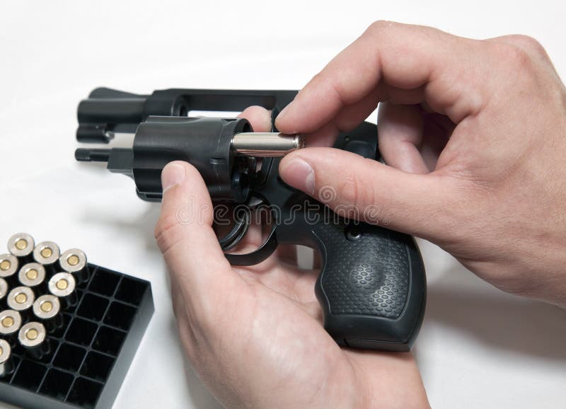 Loading A Revolver Stock Image - Image: 25095821