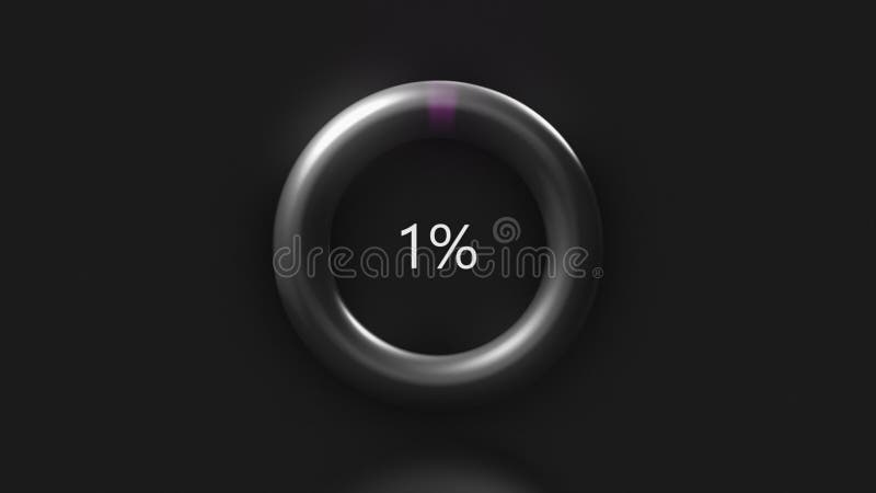 Loading Ring with Percentages. Motion Stock Photo - Image of rotation ...