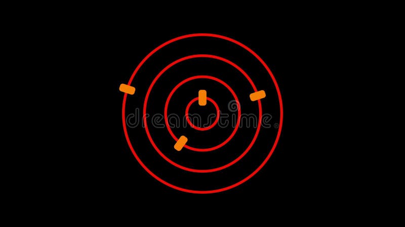 Loading Screen Circular, Fiery Orange and Red on Black Background ...